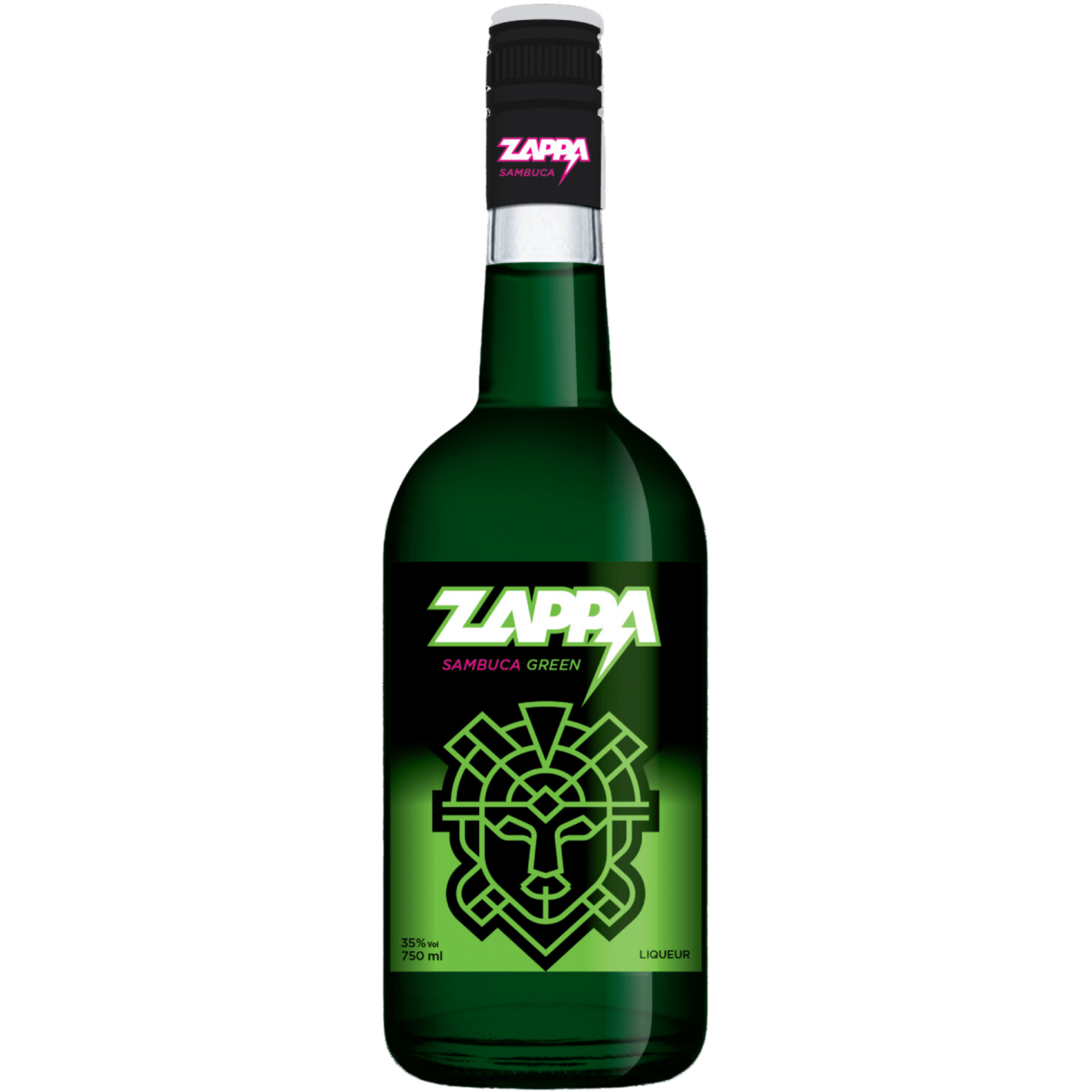 “Zappa Sambuca Green 750ml - Exotic & Vibrant Spirit”
