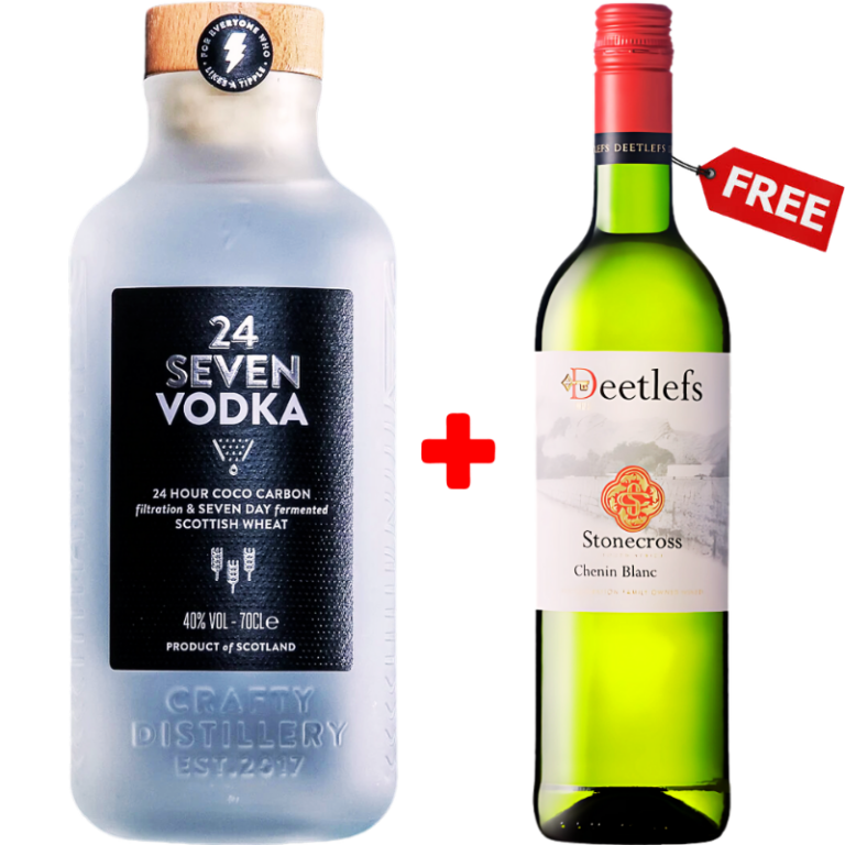 24 Seven Vodka 700ml – Premium Vodka - Oaks & Corks