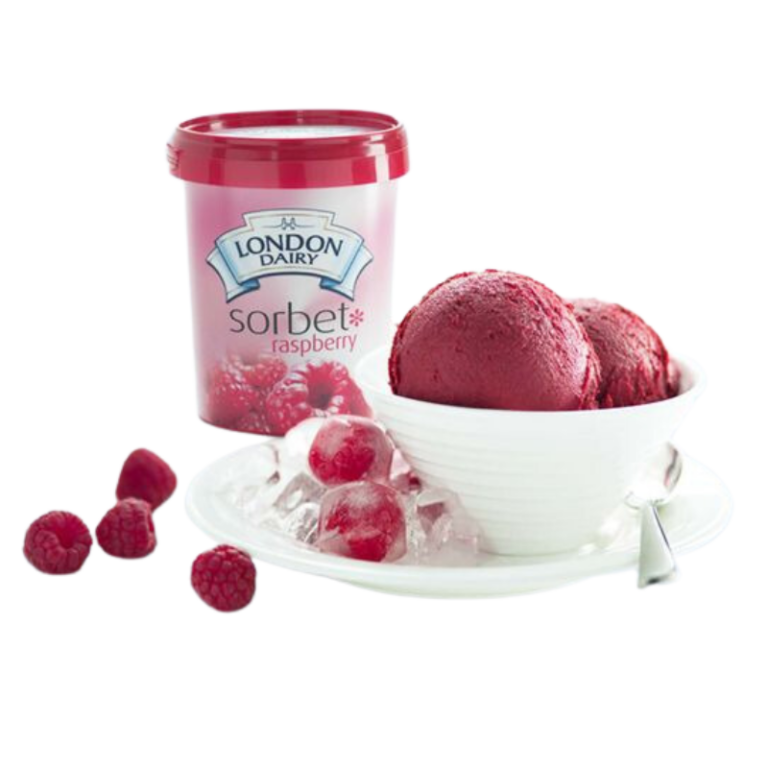 London Dairy Raspberry Sorbet 500ml - Oaks & Corks