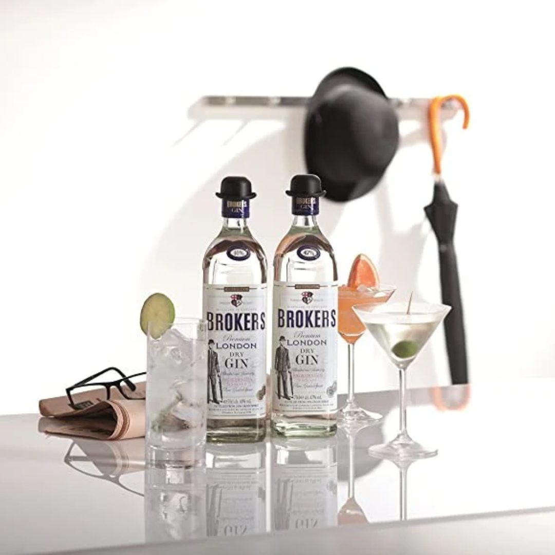 “Buy Broker’s London Dry Gin 1L - Top UK Gin | Oaks & Corks”