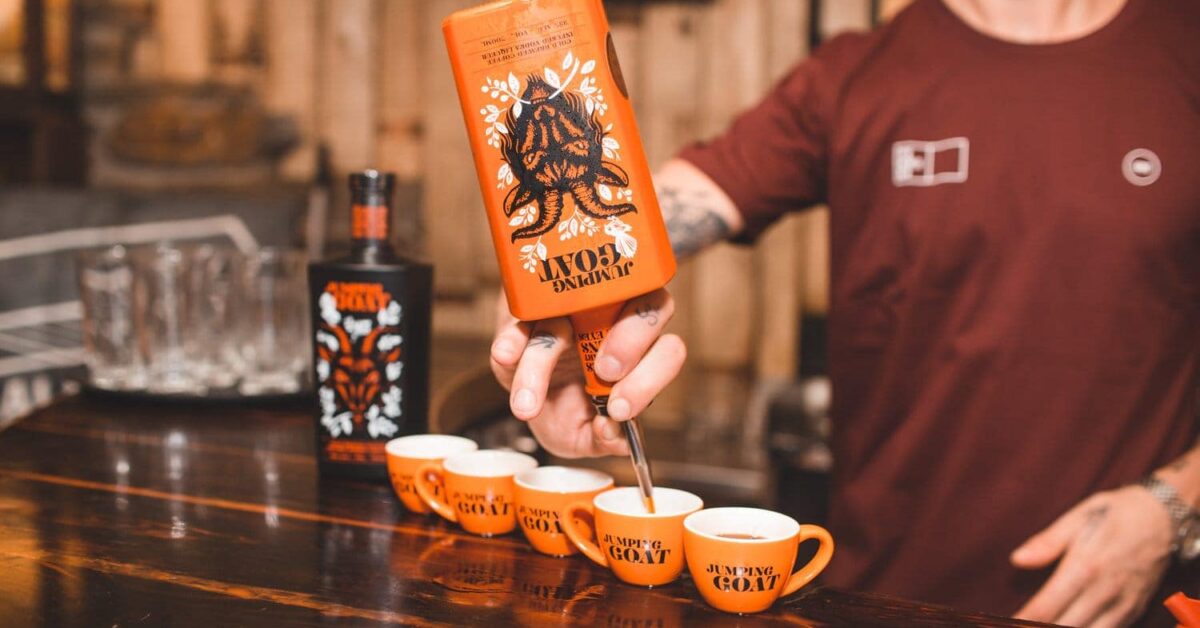 Jumping Goat Vodka Liqueur 700ml %page% - Cold Brewed Coffee Infused ...