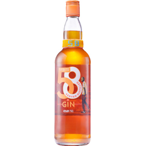 KO 58 Gin Spiced Orange 750ml - Oaks & Corks