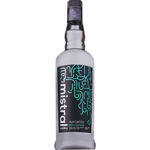 Mistral Triple Distilled Vodka 750ml - Oaks & Corks