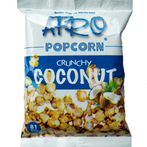 Afro Popcorn Crunchy Coconut 35g - Oaks & Corks - 24/7 Delivery Kenya