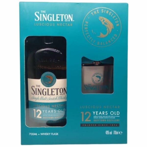 Singleton 12 Years Old 700ml + Free Whisky Flask - Oaks & Corks