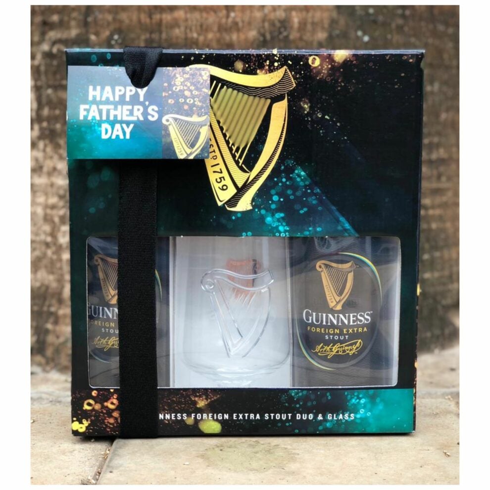 2 Guinness 500ml Cans + Free Glass - Oaks & Corks