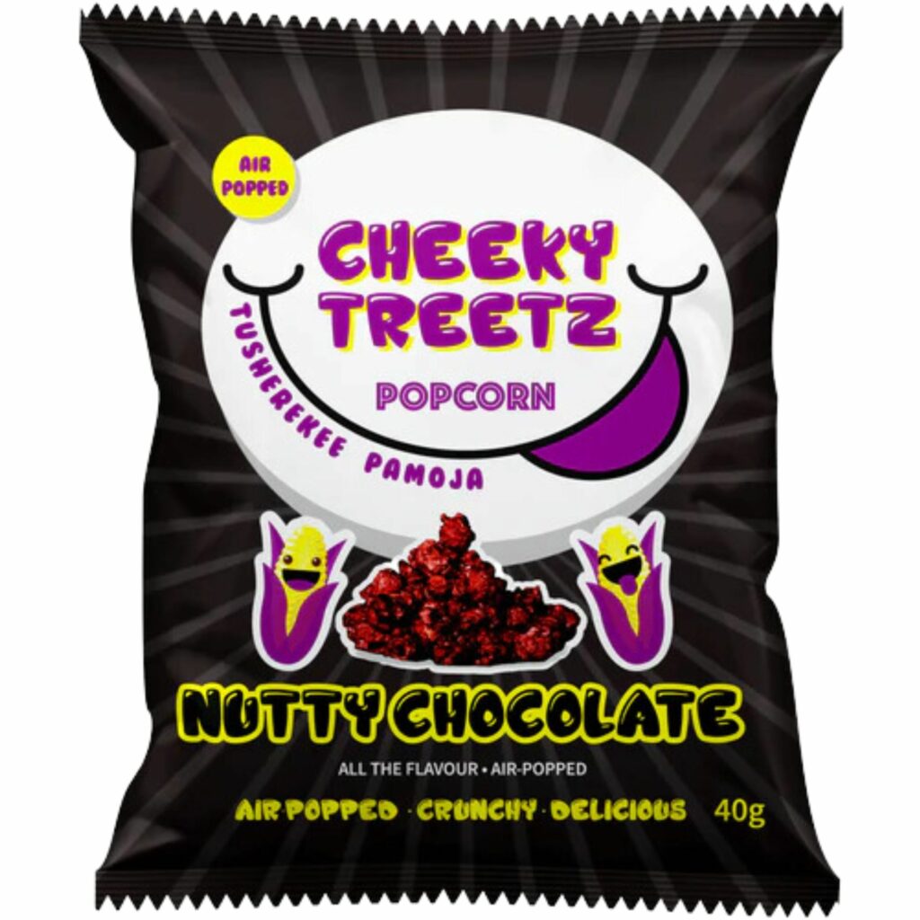 Cheeky Treetz Popcorn Nutty Chocolate 40g - Oaks & Corks