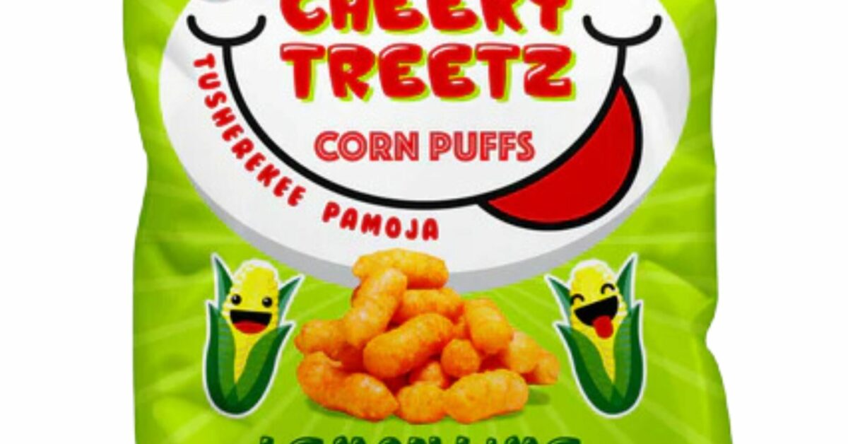 Cheeky Treetz Corn Puffs Lemon Lime 25g - Oaks & Corks