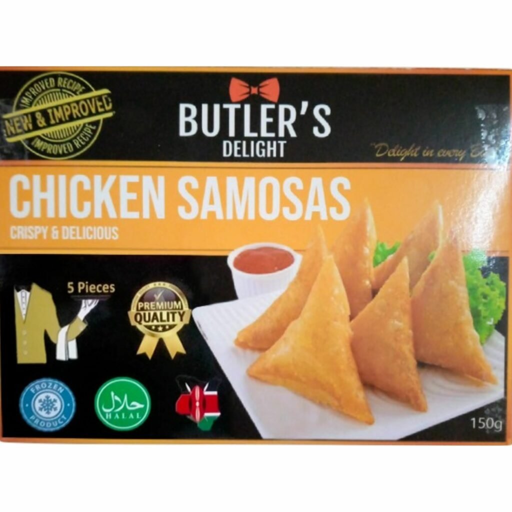 Frozen Butlers Delight Chicken Samosas 150g - Oaks & Corks