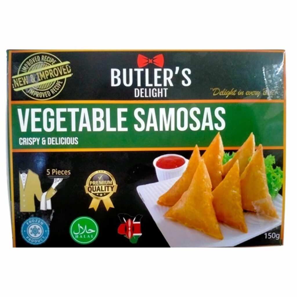 Frozen Butlers Delight Vegetable Samosas 150g - Oaks & Corks