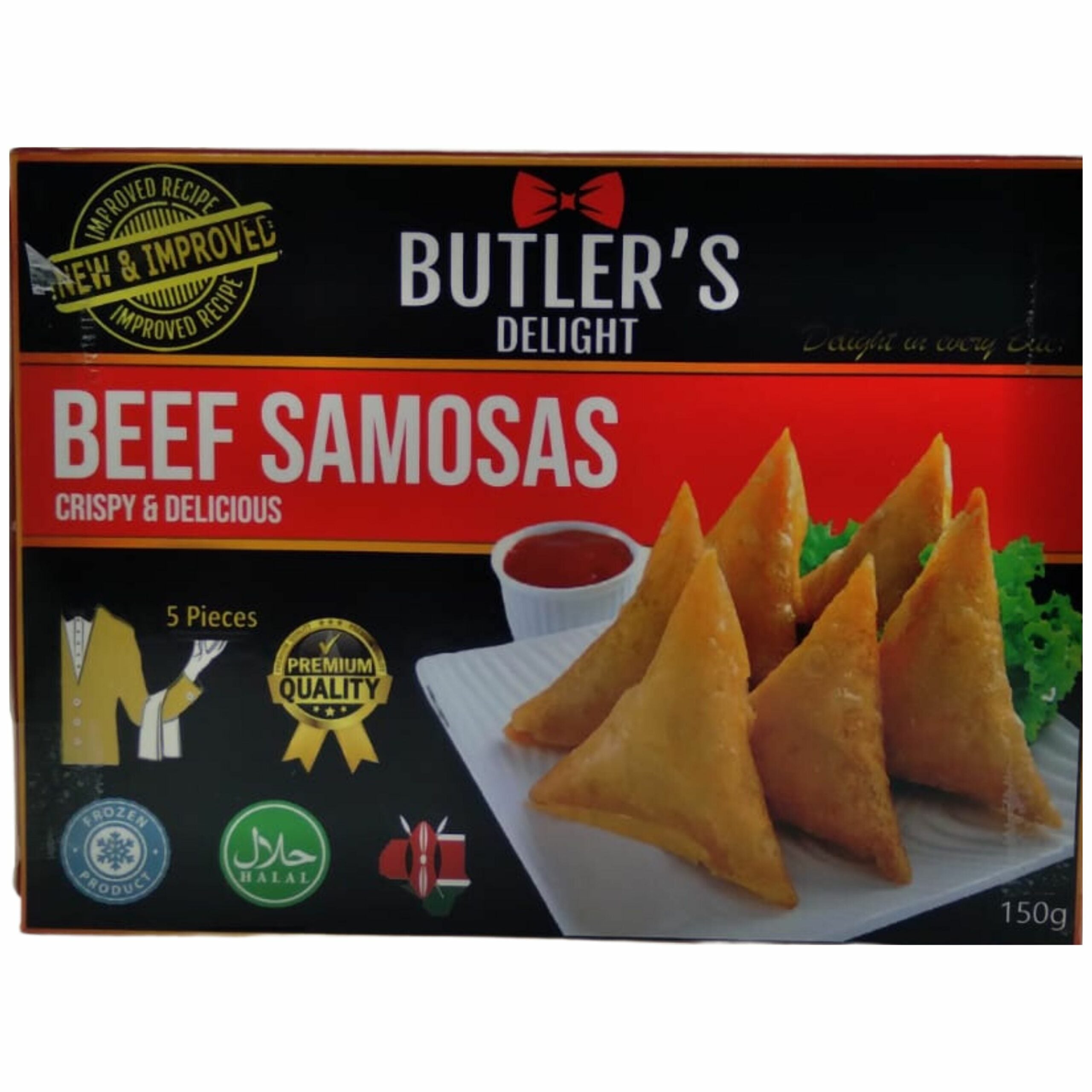 Frozen Butlers Delight Beef Samosa 150g - Oaks & Corks