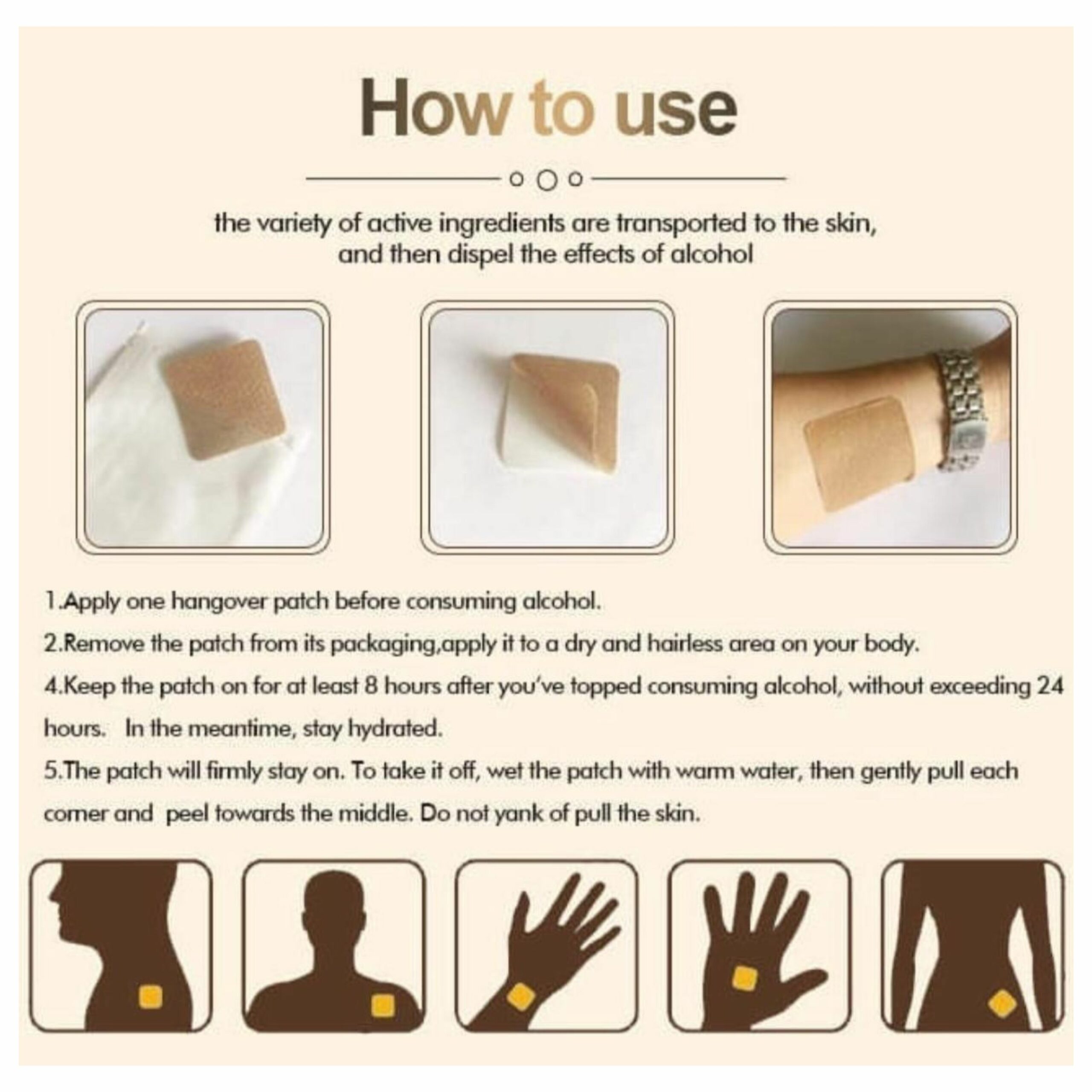 Hodaf Hangover Patch (6 Patches) - Oaks & Corks