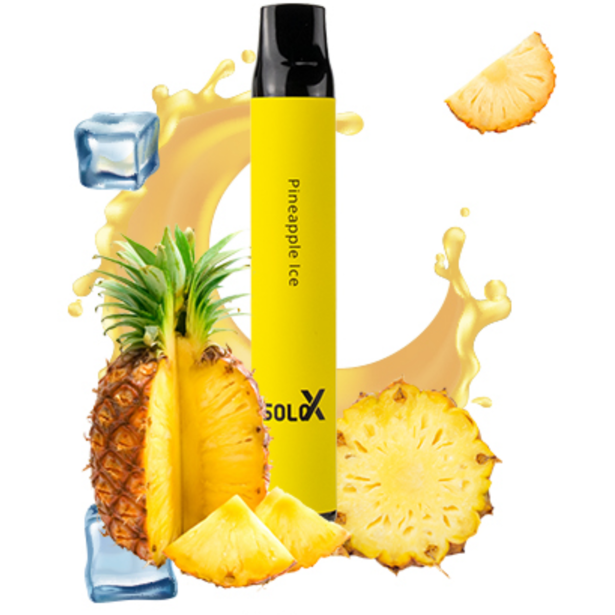 “Buy Solo X Pineapple Ice 2500 Puffs - Refreshing & Bold”