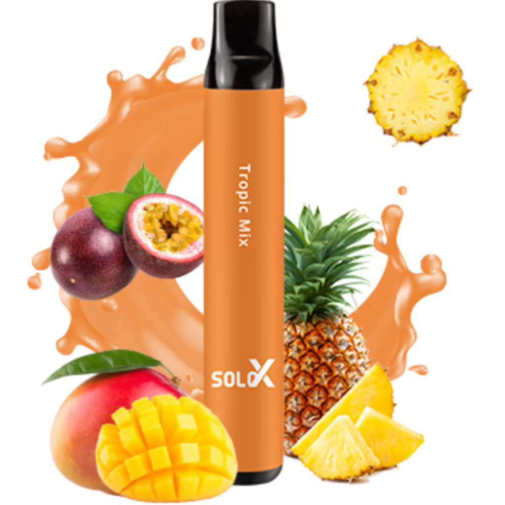 “Get Solo X Tropic Mix 2500 Puffs - Exotic Vaping Delight”