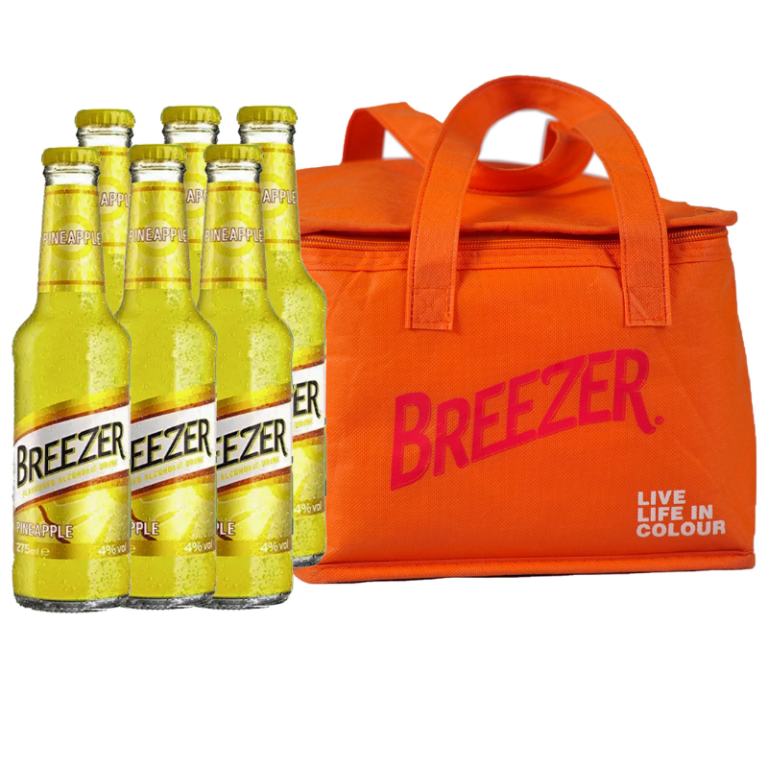 Bacardi Breezer Pineapple six pack + Free Cooler Bag - Oaks & Corks