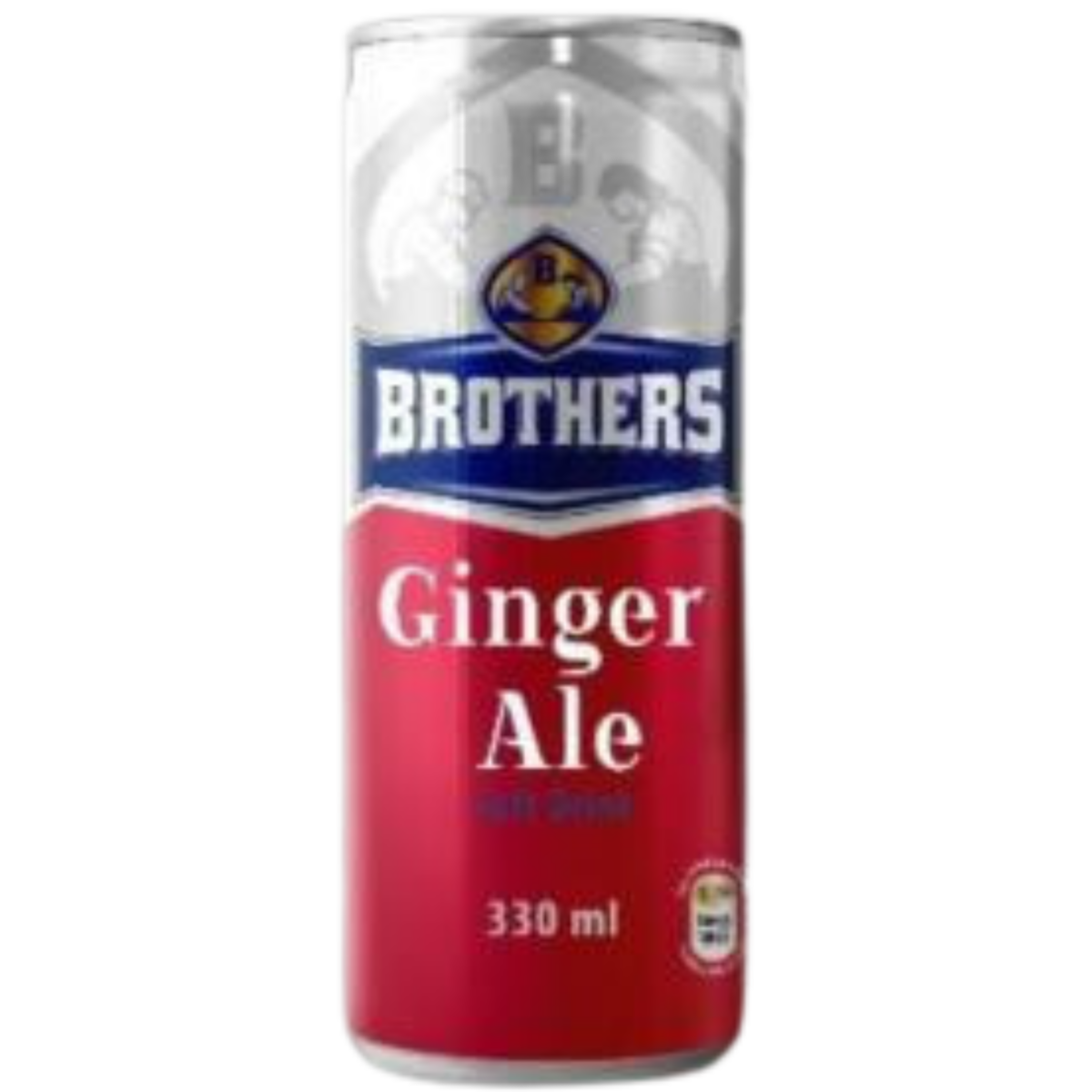 “Brothers Ginger Ale Can 330ml: Zesty Refreshment Awaits”