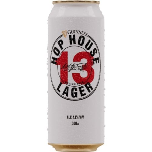 Guinness Hop House 13 Lager Can 500ml %page% - Order Lager Beer in ...