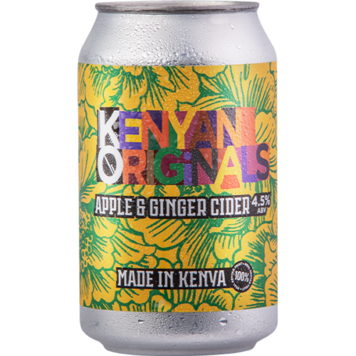 KO Apple & Ginger Cider 330ml - Order Kenyan Fruit Cider - Oaks & Corks