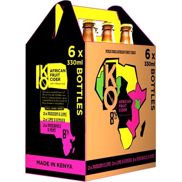 KO Fruit Cider Assorted 6x330ml - Oaks & Corks