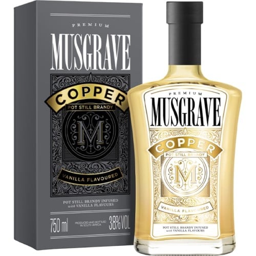 Musgrave Copper Brandy Vanilla 750ml - Oaks & Corks